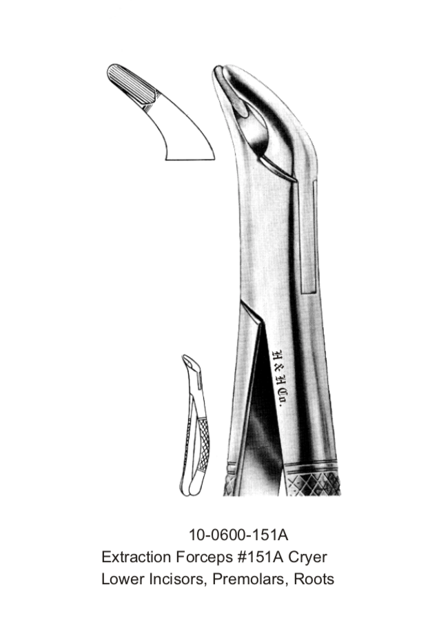 EXT FORCEP #151A LOWER UNIVERSAL