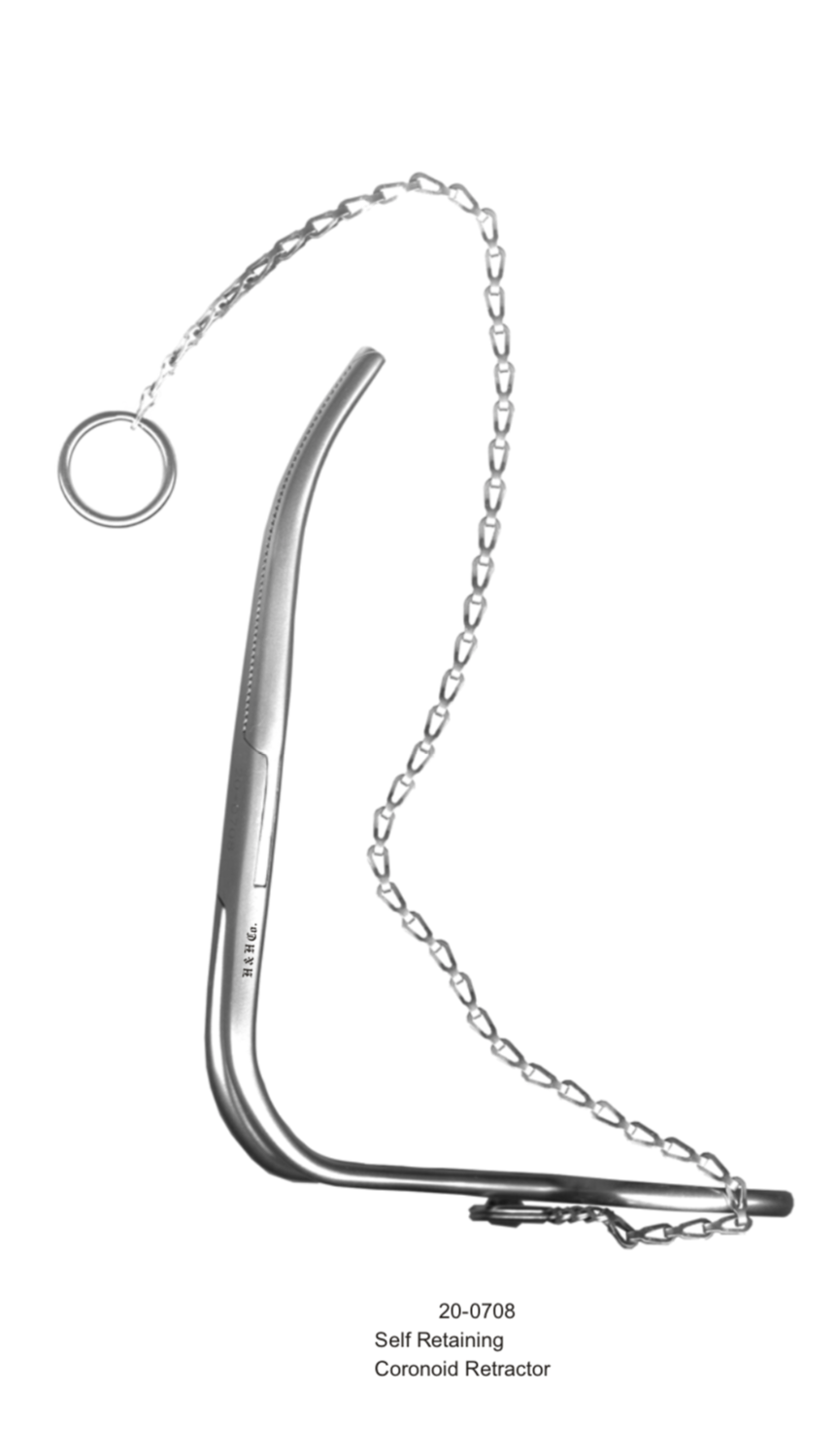 SELF RETAINING CORONOID RETRACTOR