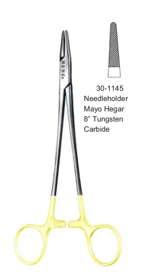 NEEDLE HOLDER - MAYO-HEGAR-8"