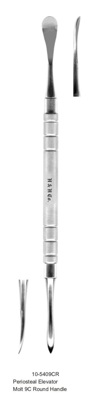 PERIOSTEAL ELEV MOLT #9C ROUND
