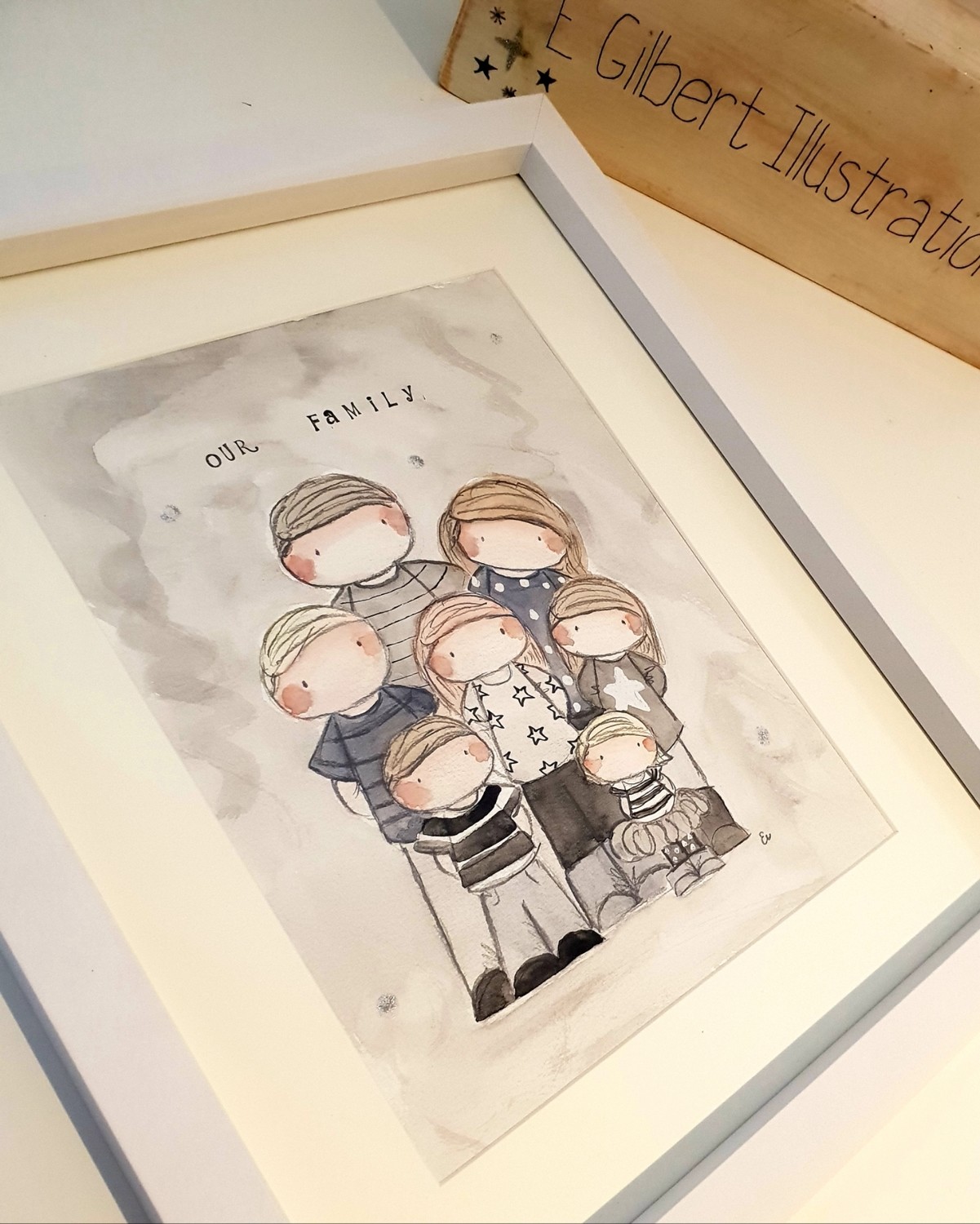 Greyscale family picture