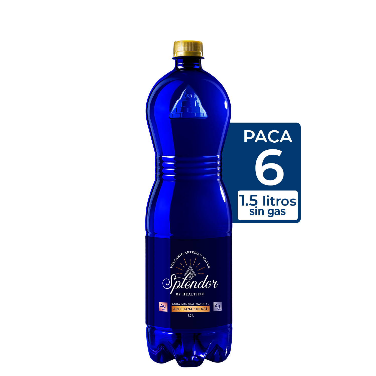 Pack x 6 Un. 1.5 Litros Splendor sin Gas.