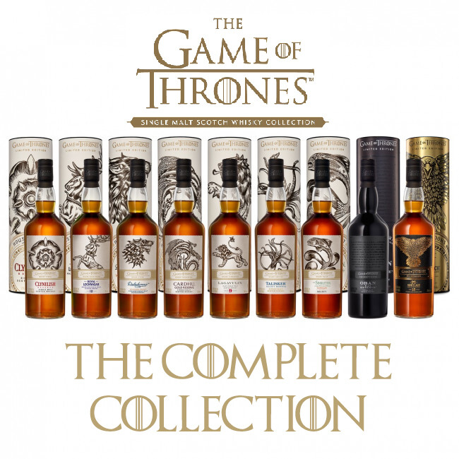 Game Of Thrones - Whisky Collection - Full Set of 9 bottles