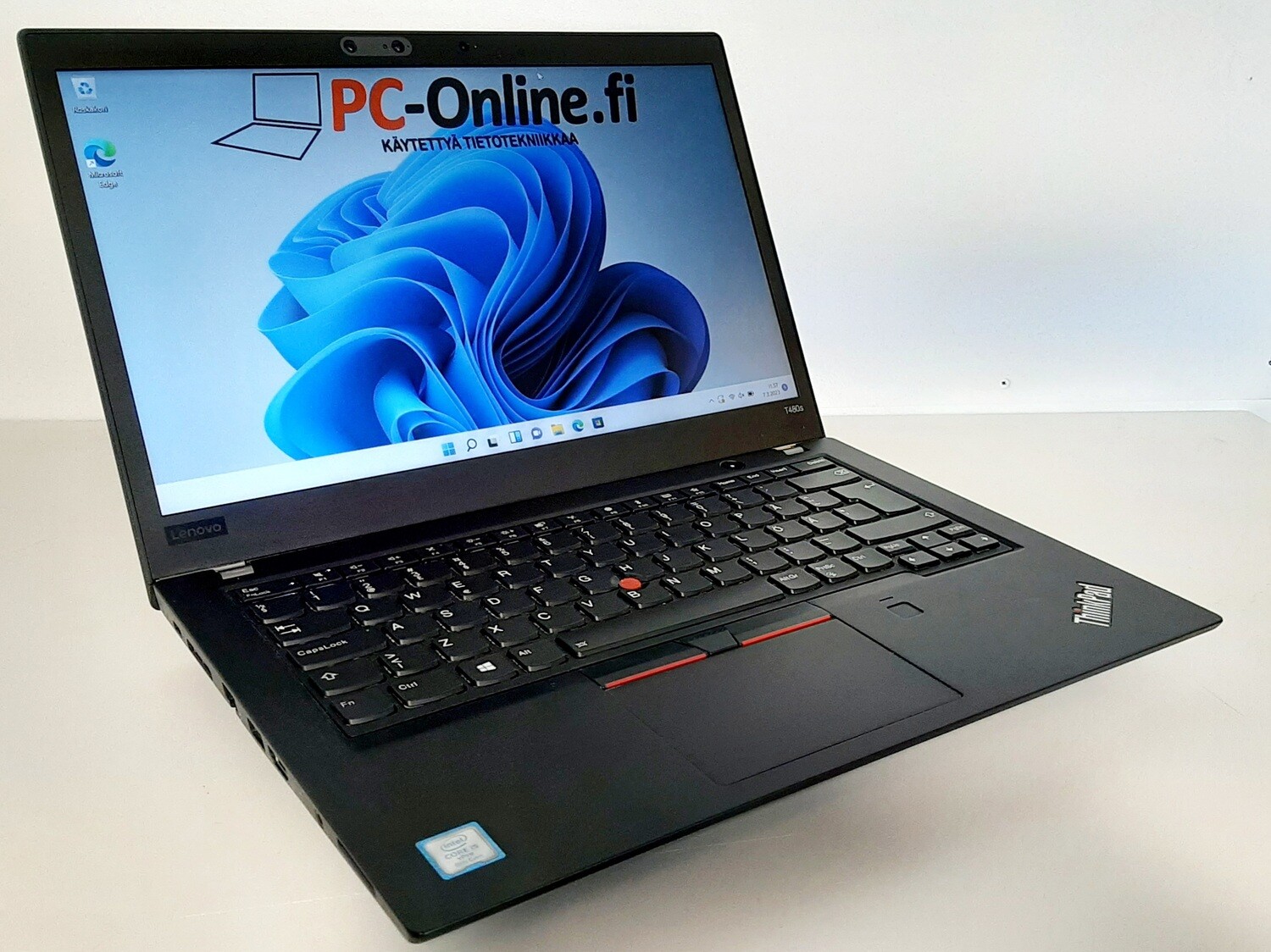 Lenovo T460s Ultrabook Core i5-6300U / Full-HD IPS- kosketusnäytöllä ja ...