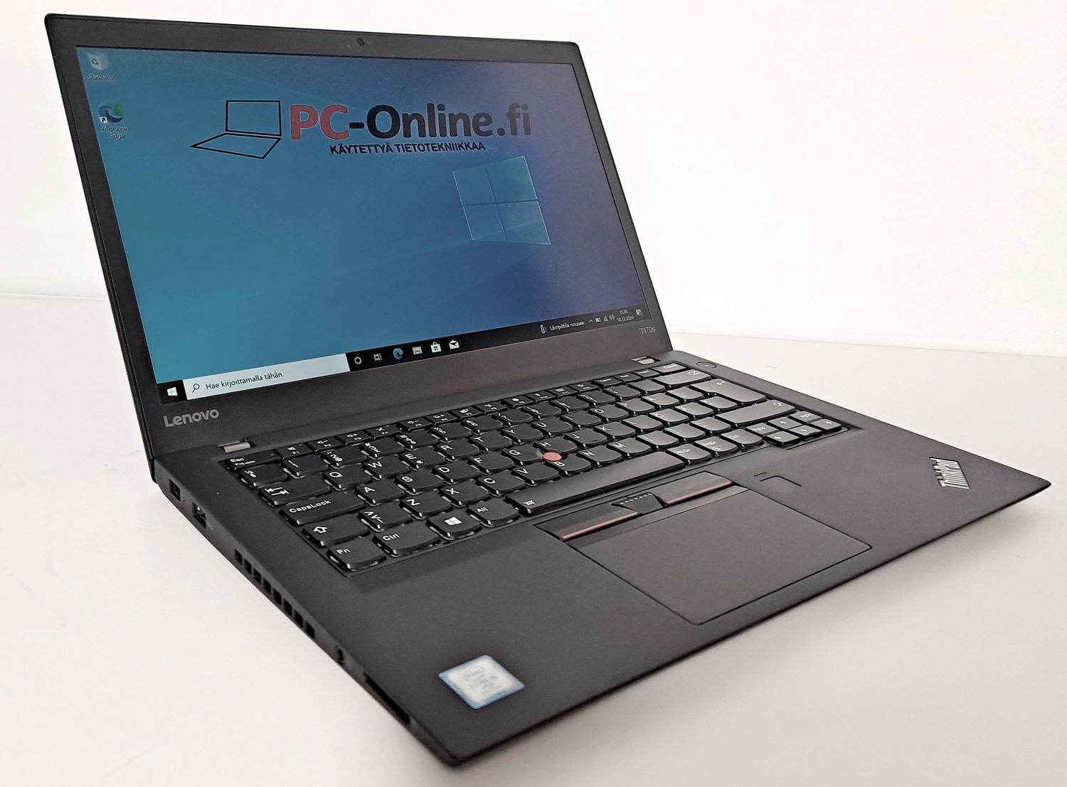 Lenovo T460s Ultrabook Core i5-6300U / Full-HD IPS- kosketusnäytöllä ja ...
