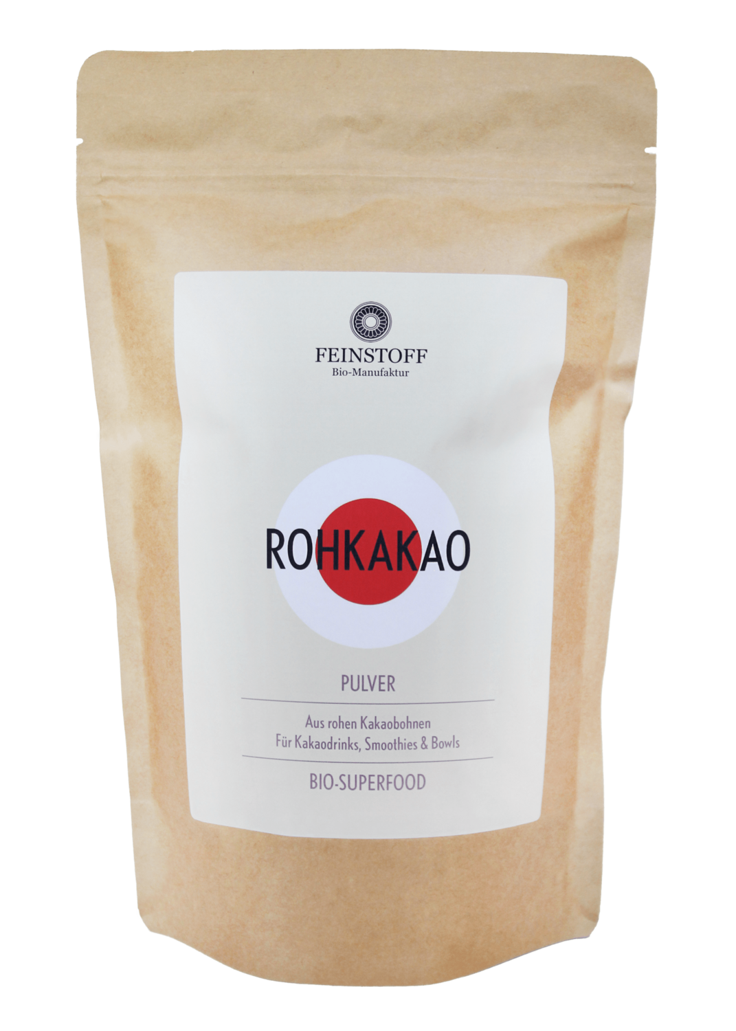 Bio Rohkakao Pulver 500g Nachfüllbeutel