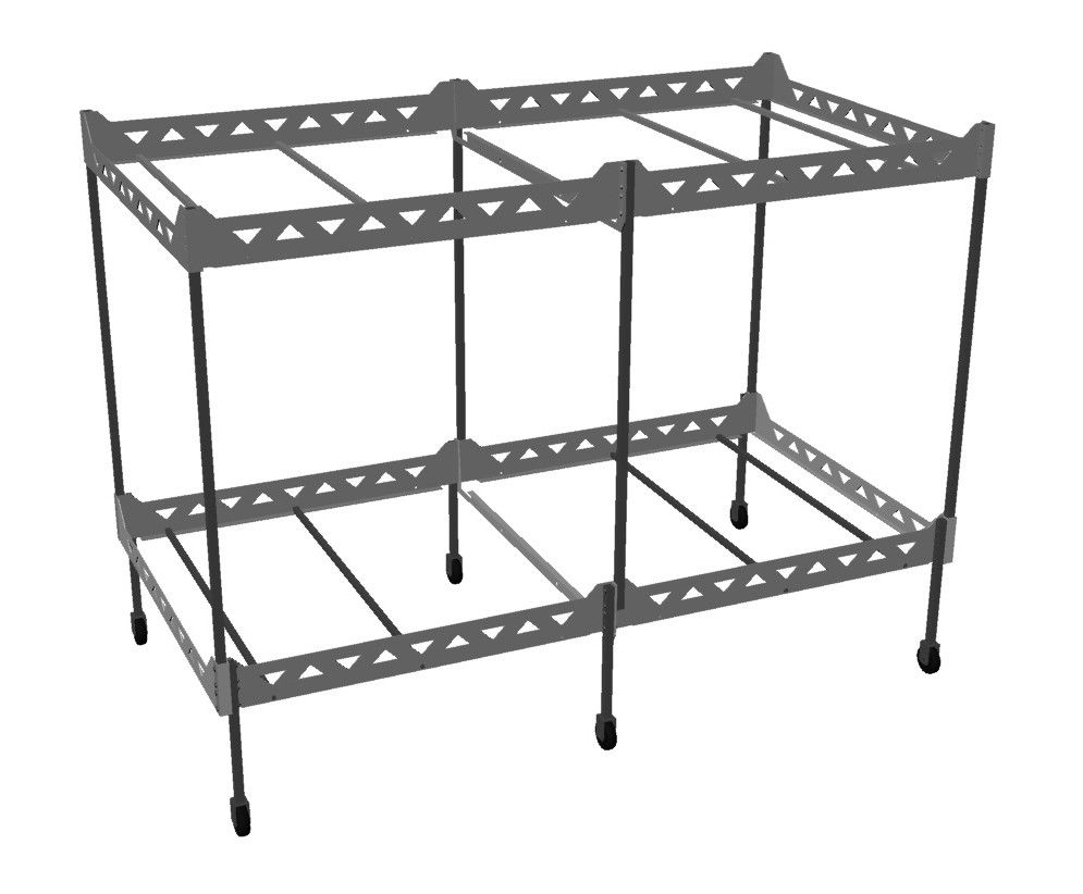 Fourty8 Series 4x8 Double Decker Rack