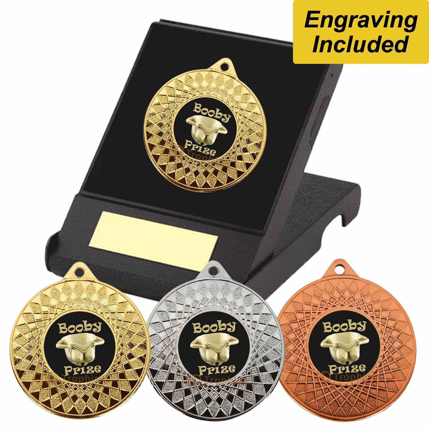 Booby Prize Medal in Presentation Box | Last Place - Loser