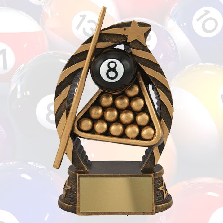 Pool Trophies | Pool Medals & Ribbons or in Boxes