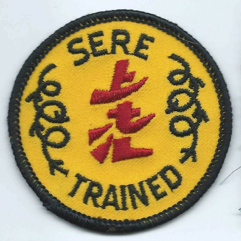 Old School Round SERE patch