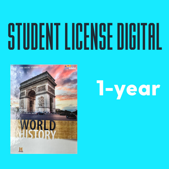 NINTH GRADE - HIGH SCHOOL WORLD HISTORY - 1 YEAR STUDENT LICENSE ...