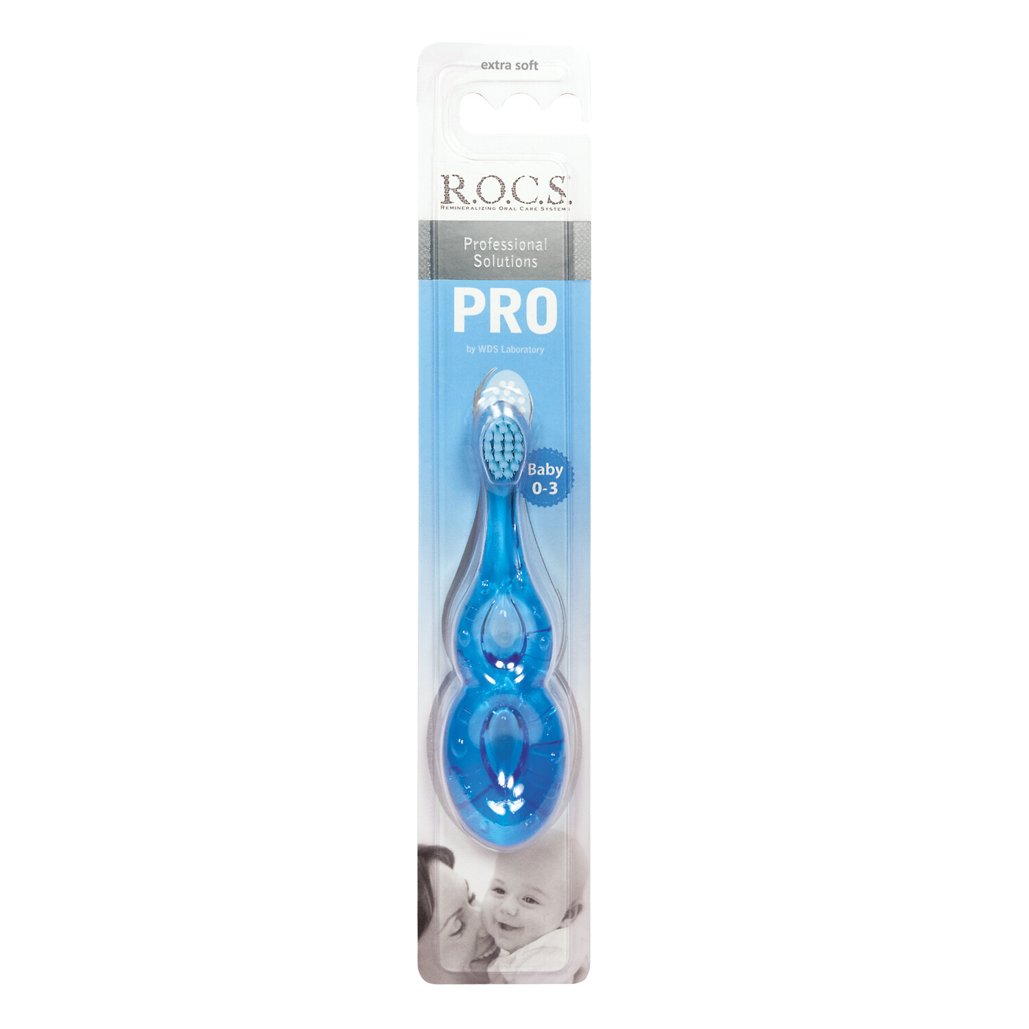 Зубная щетка ROCS (РОКС) PRO Baby для детей (0-3 лет) Soft/Extra soft ...