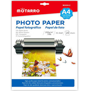Papel Foto A4 20 unidades