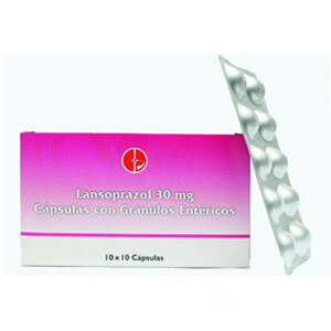 Lansoprazol 30mg 100 tabletas