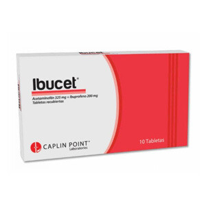 Acetaminofen + ibuprofeno x10 Guatemala precio