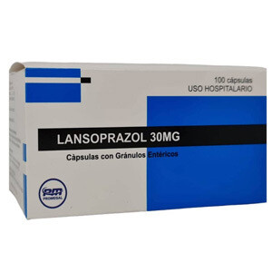 Lansoprazol 30mg 100 tabletas