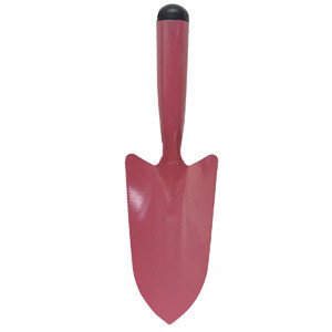 Pala de metal para jardin roja