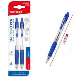 Lapiceros azules 1mm 2 unidades