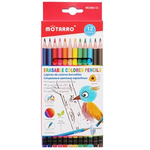 Crayones de madera borrables 12 colores
