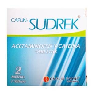 Acetaminofen 500mg + cafeina 2 tabletas