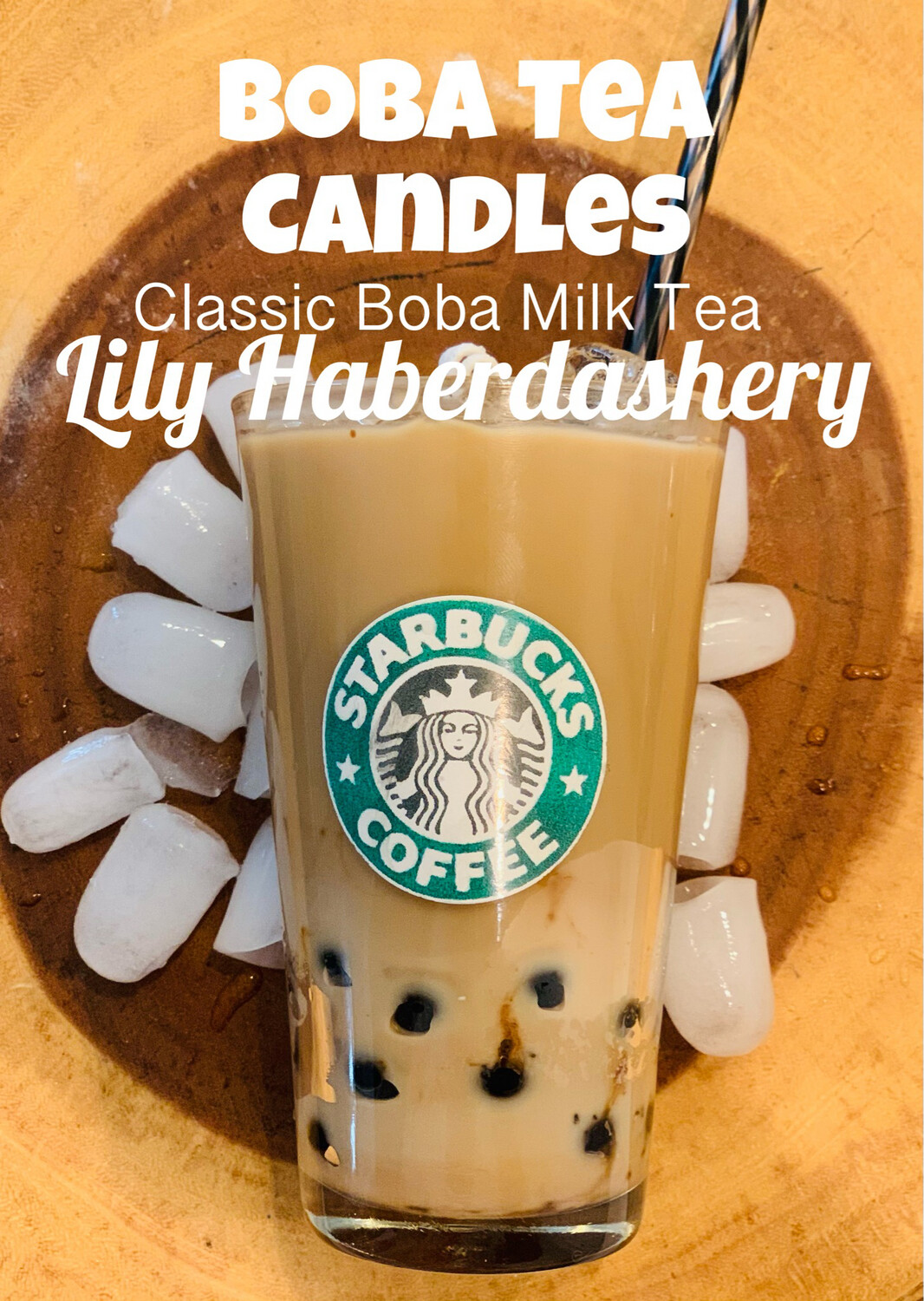 Starbucks Boba/Bubble Tea Candles