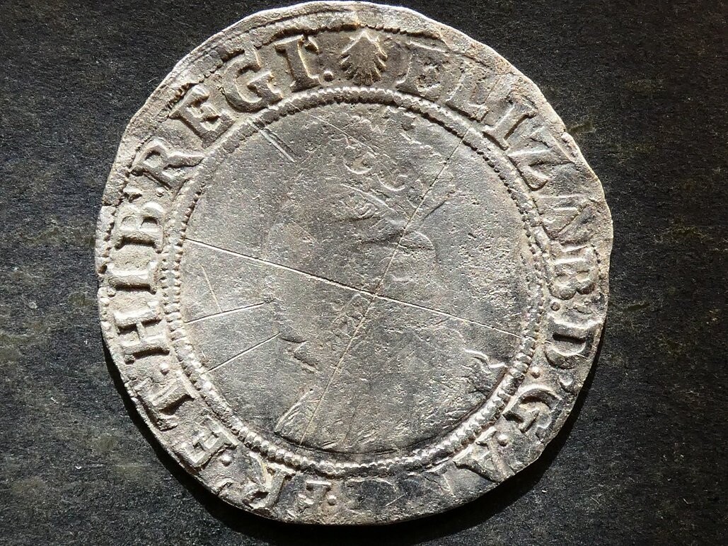 England, Elizabeth I, Shilling, 6th issue