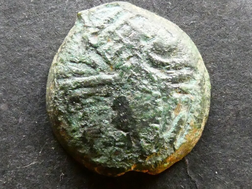 Celtic Gaul Carnutes Cast Potin Unit Celtic Gaul Carnutes Cast Potin Unit