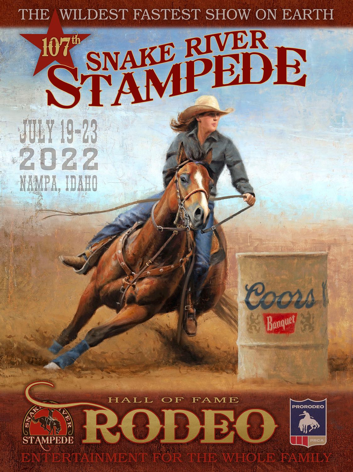 2022 OFFICIAL RODEO POSTER – Store – Snake River Stampede