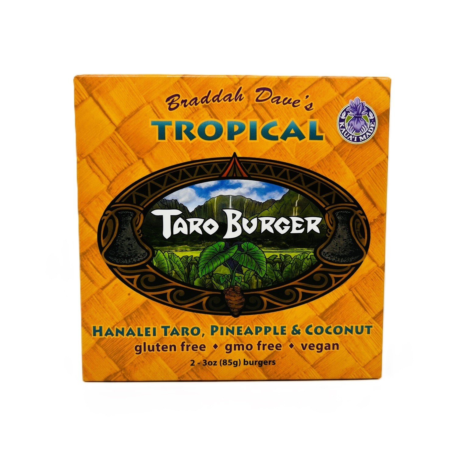 Braddah Dave's Tropical Taro Burger (2 pk)