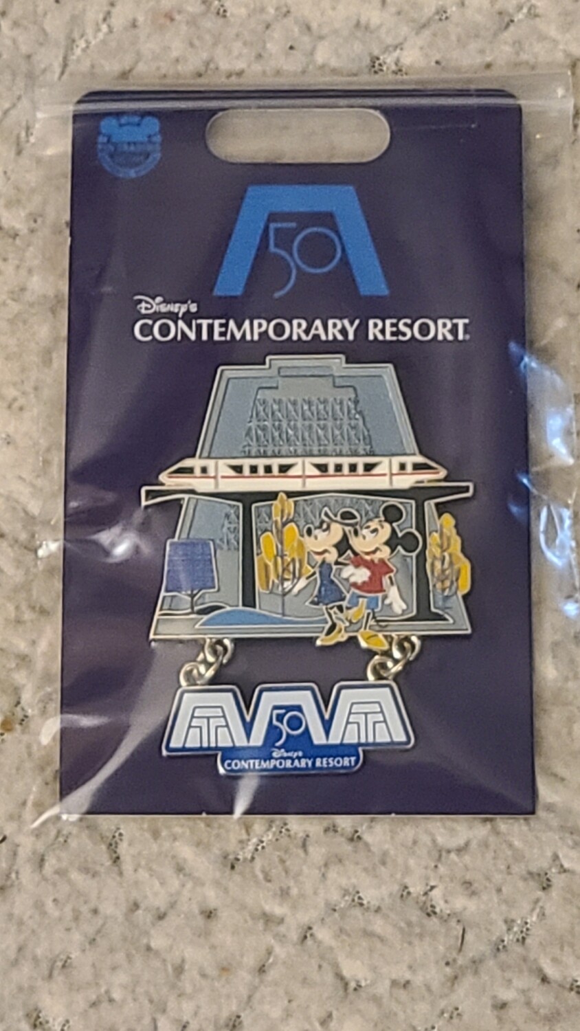 WDW 50th Contemporary Resort pin