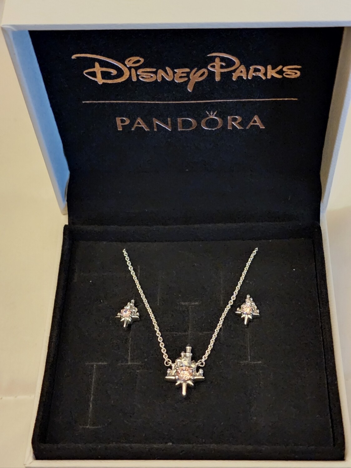 Global Castle Disney Pandora Necklace & Earring set