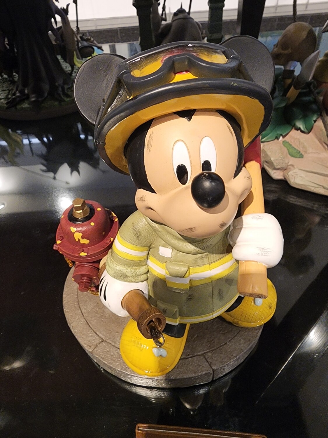Fireman Mickey Mouse Figurine