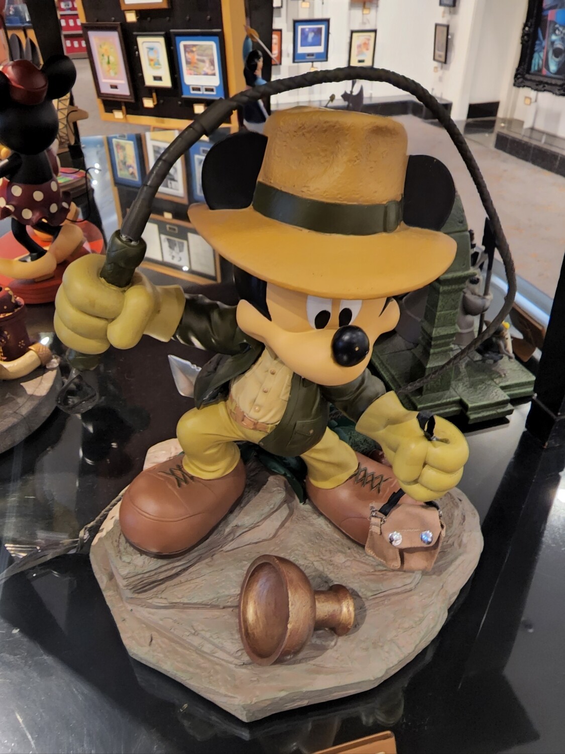 Mickey Mouse as Indiana Jones figurine