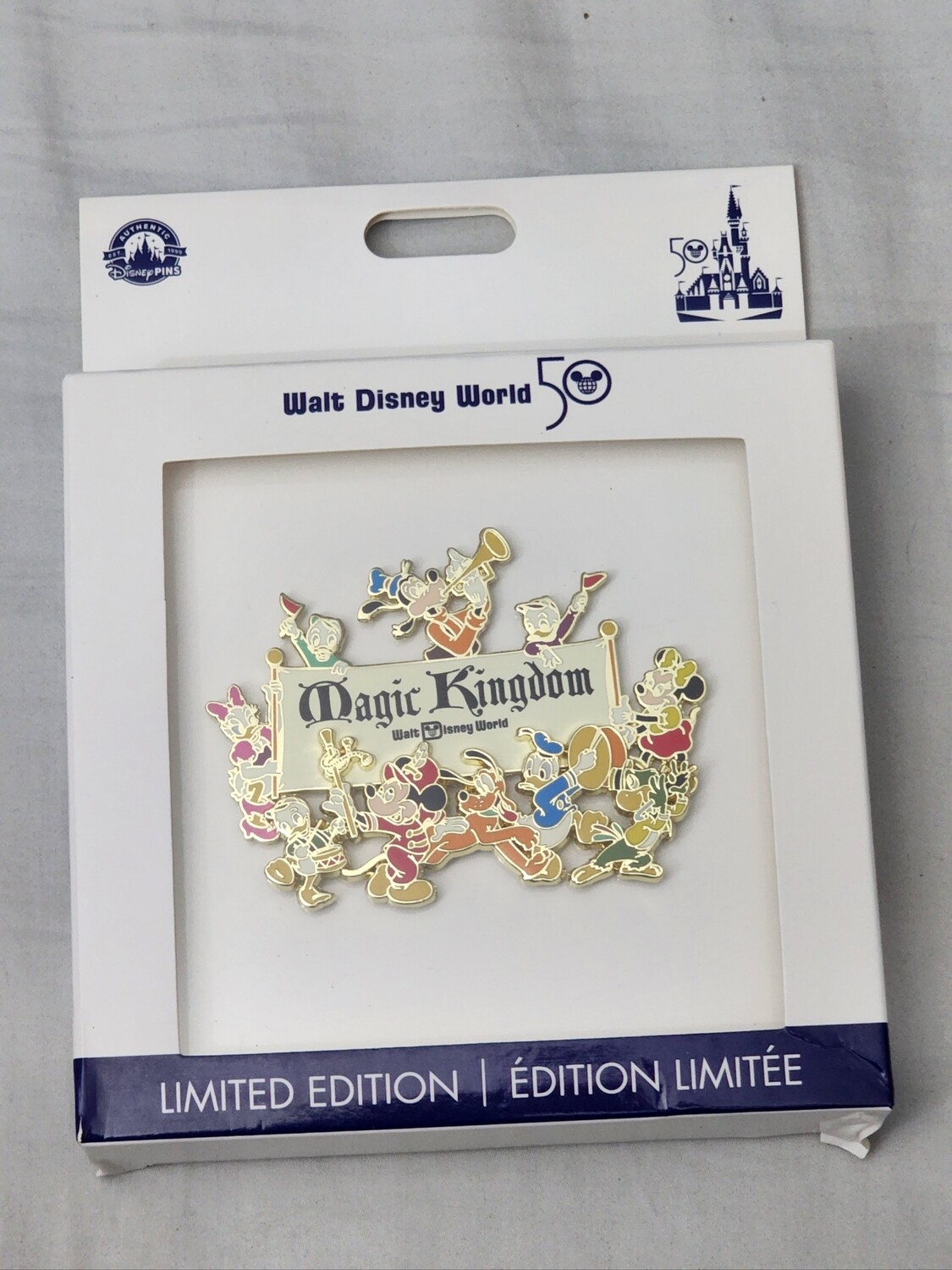 Walt Disney World 50th mini jumbo pin