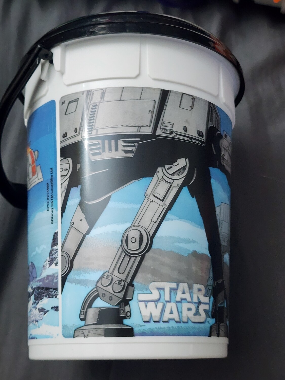Star Wars round popcorn bucket