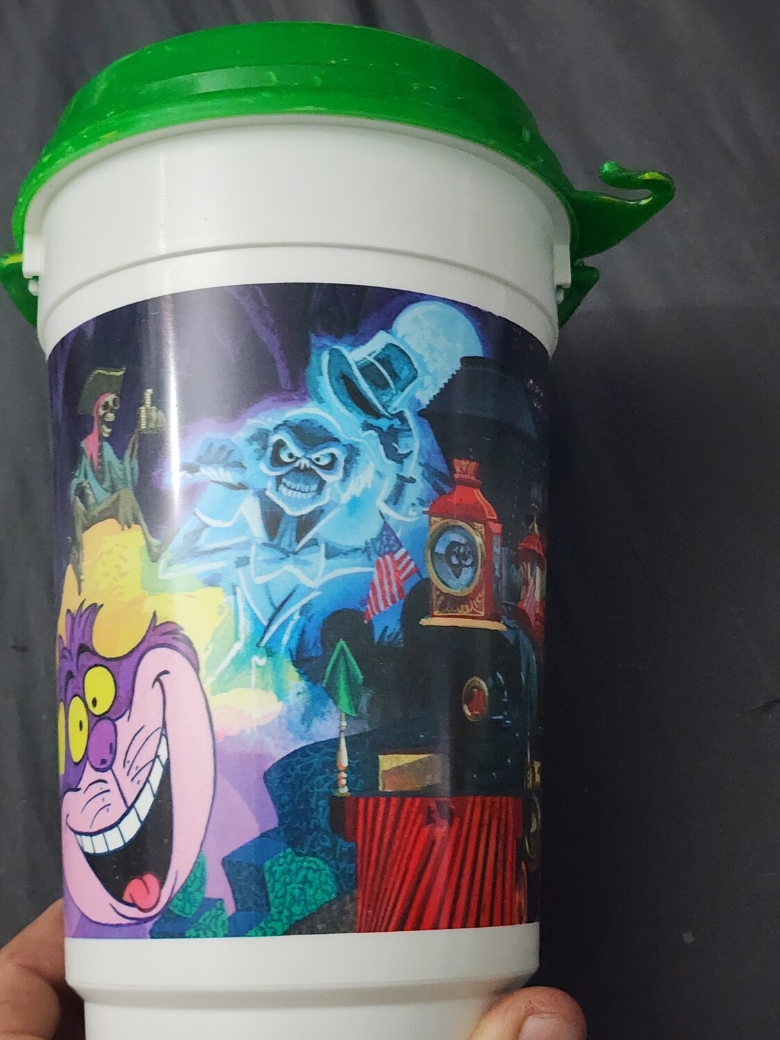 Disney Attractions round popcorn bucket
