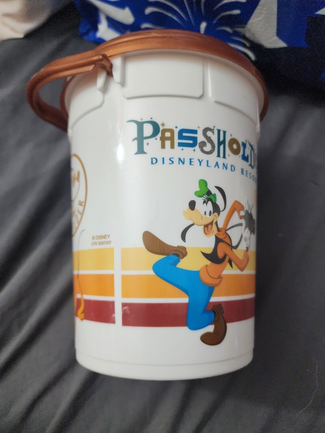 Disneyland Passholder round popcorn bucket