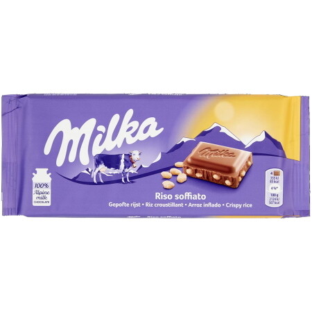 Milka Crispy Rice100g riso soffiato