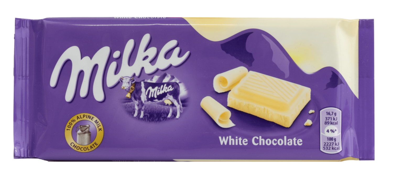 Milka White Chocolate 100g