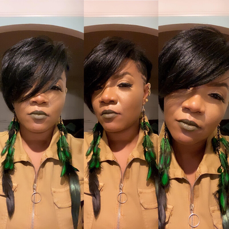 Emerald Green Lace exotic feathers