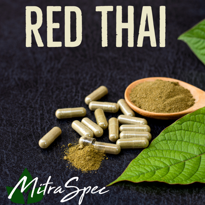 Red Thai Kratom - 100 Capsules