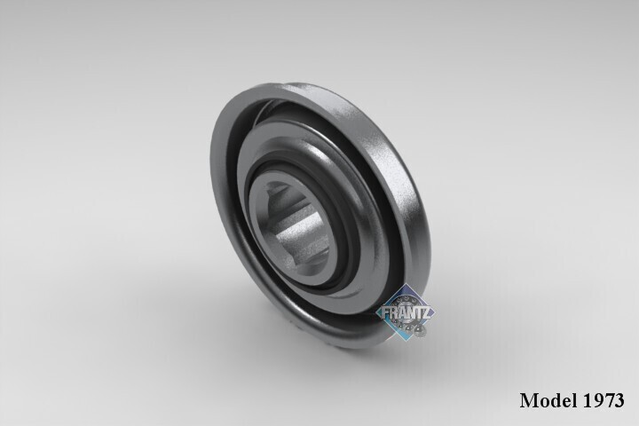 Frantz #1973 Zinc Plated Steel Bearing - 11/16 Hex, 620 lb. Load Rating ...