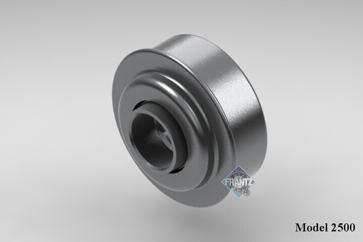 Frantz #2500 Zinc Plated Steel Bearing - 11/16 Hex, 425 lb. Load Rating ...