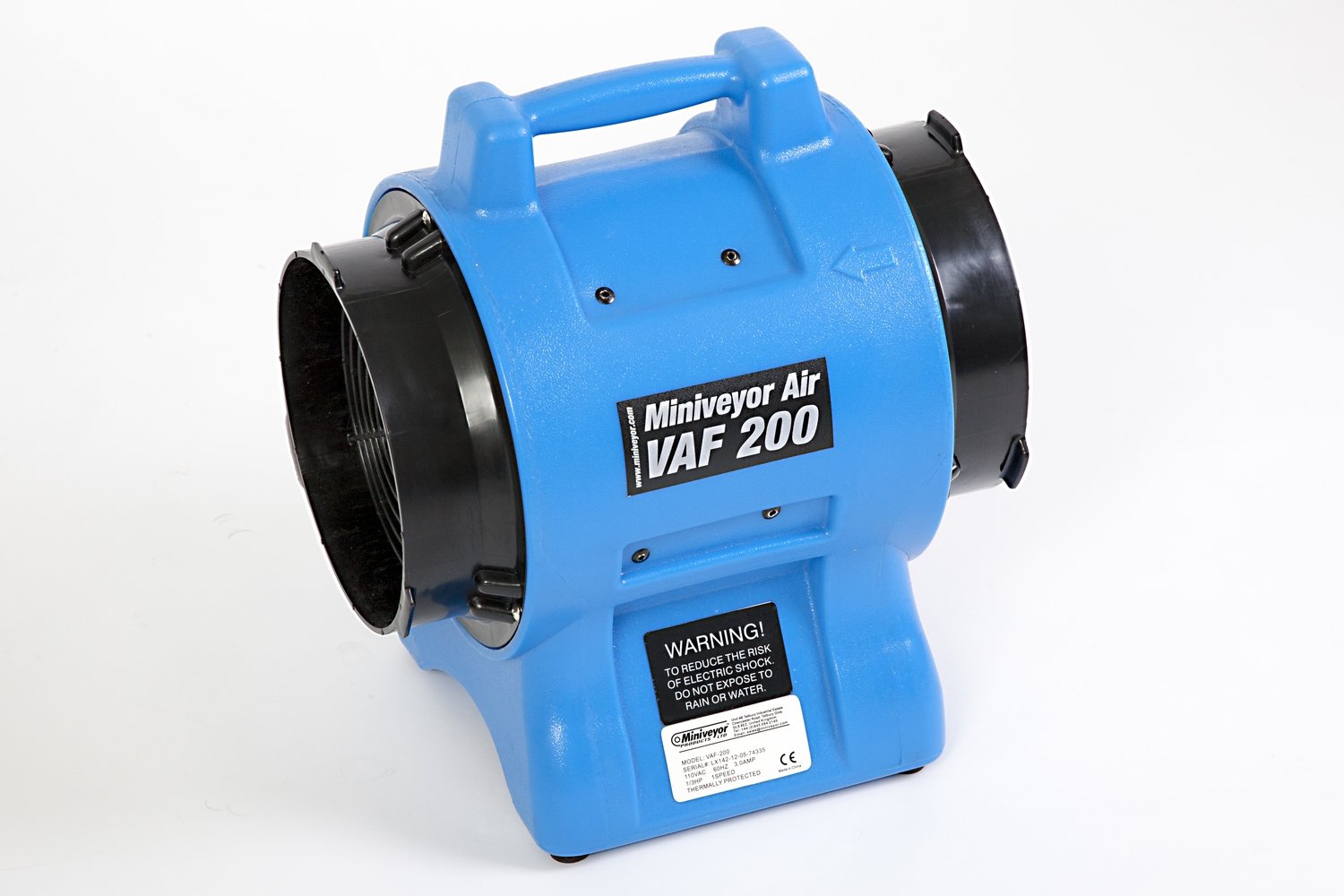 Miniveyor Air VAF-200 Portable Ventilator and Blower