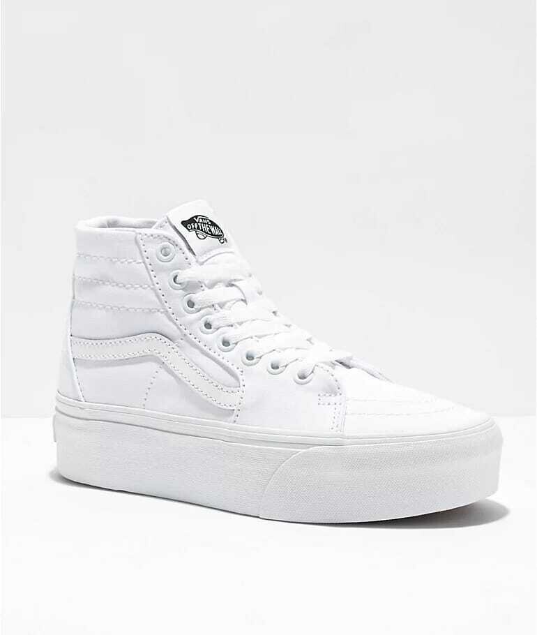 Tenis Vans Sko- Hi Tapered Stackform True White