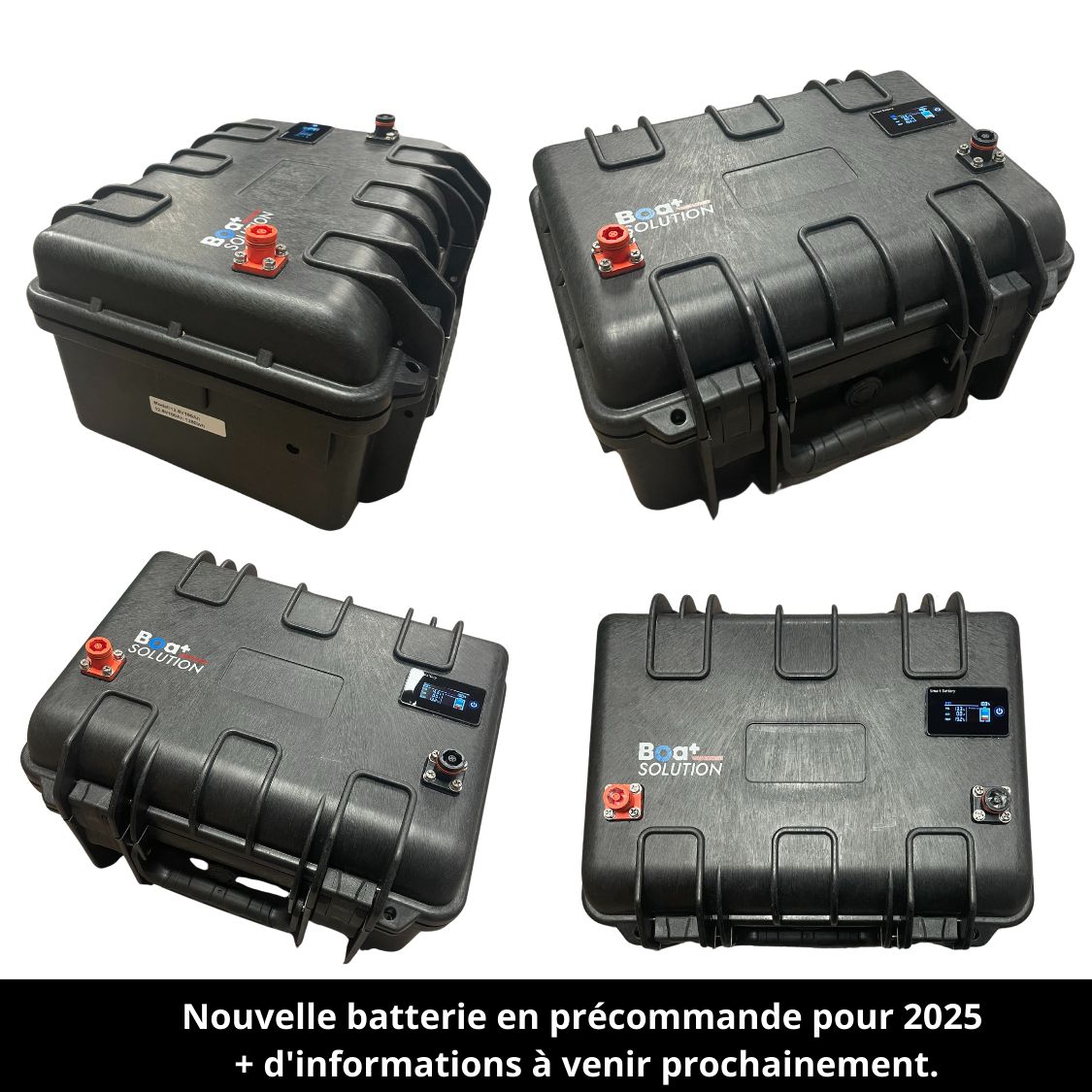 Valise batterie lithium Lifepo4 Boat Solution France 12 V - 200 Ah