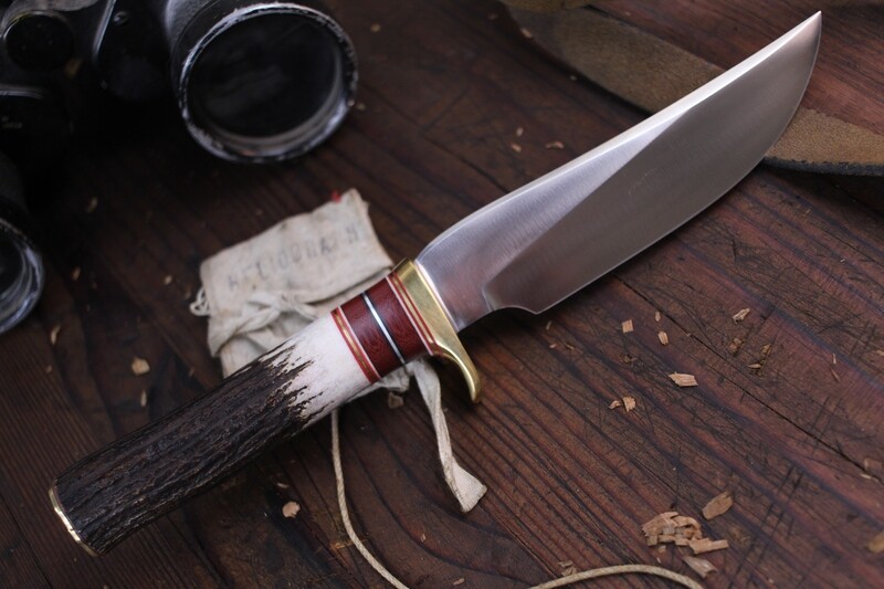 Randall Model 27 Trailblazer 5.75" Fixed Blade Knife / Stag / Stainless