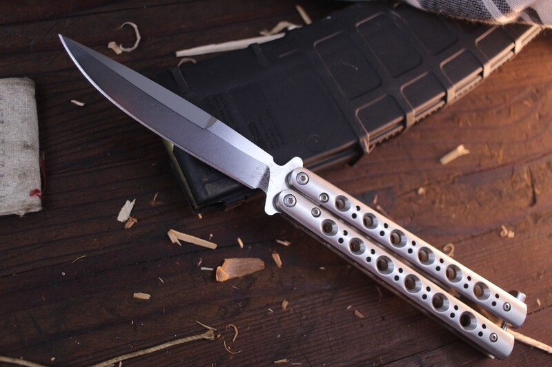 Benchmade 62 Balisong 4.25" Weehawk Butterfly Knife / Satin / Stainless ...
