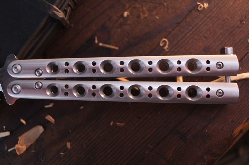 Benchmade 62 Balisong 4.25" Weehawk Butterfly Knife / Satin / Stainless ...