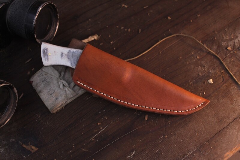 Barrett Knives Mini Strider 4” Clip Point / Moose Antler / Alaskan ...